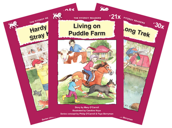 Fitzroy Readers 21x-30x. Phonic Readers grade two-three