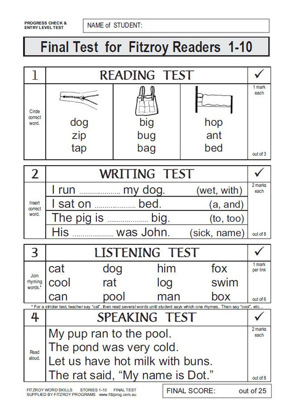 Teacher's Guide to the Fitzroy Method. Fitzroy Readers Phonic Literacy
