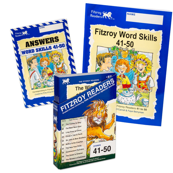 41-50 Readers + Word Skills + Answer Book - Fitzroy Readers