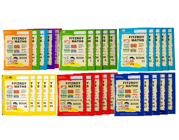 Complete Set of Fitzroy Maths Workbooks - Fitzroy Readers