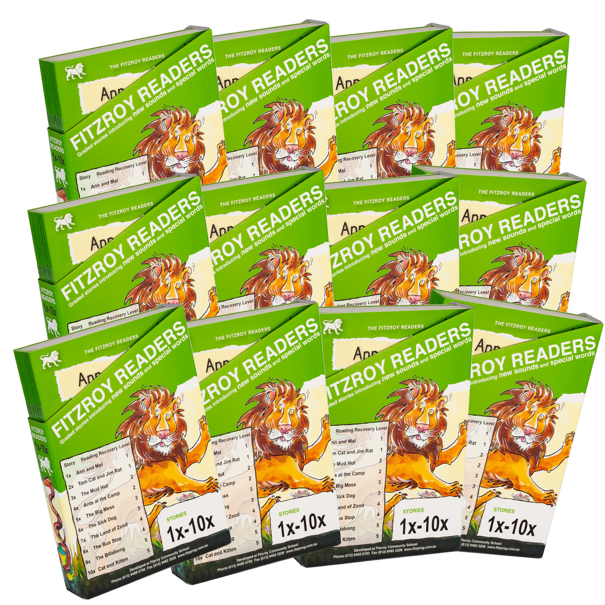 Fitzroy Readers 1x-10x. Phonic Beginner Readers