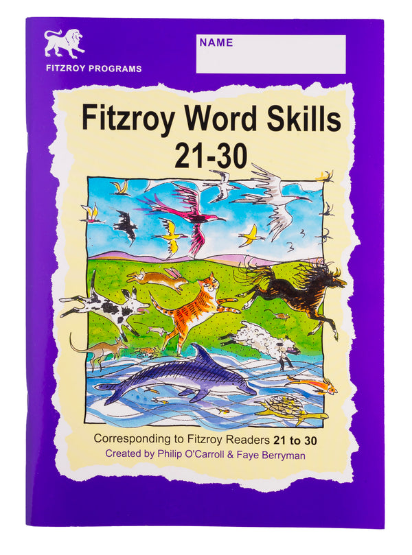 Fitzroy WORD SKILLS 21-30 for Fitzroy Reader level 21-30 - Fitzroy Readers